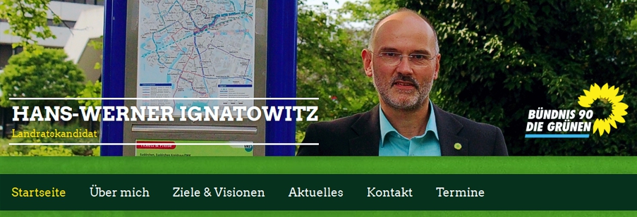 Webseite online – Landratskandidat Hans-Werner Ignatowitz | GRÜNE Kreis ...